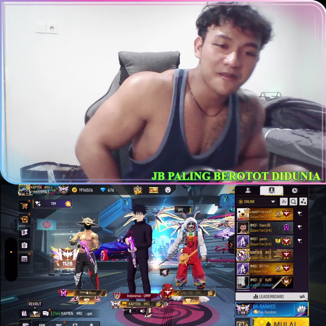 KAPTEN IMMO FF ⚓️🚀 (@kapten_berotot_ff) is LIVE - TikTok LIVE